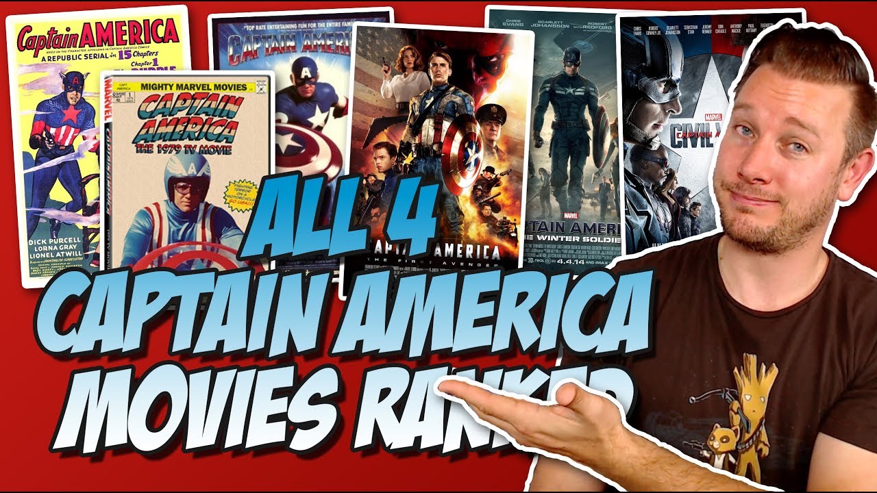 All 4 Captain America Movies Ranked (w/ the 1944 Serials & 1979 TV ...