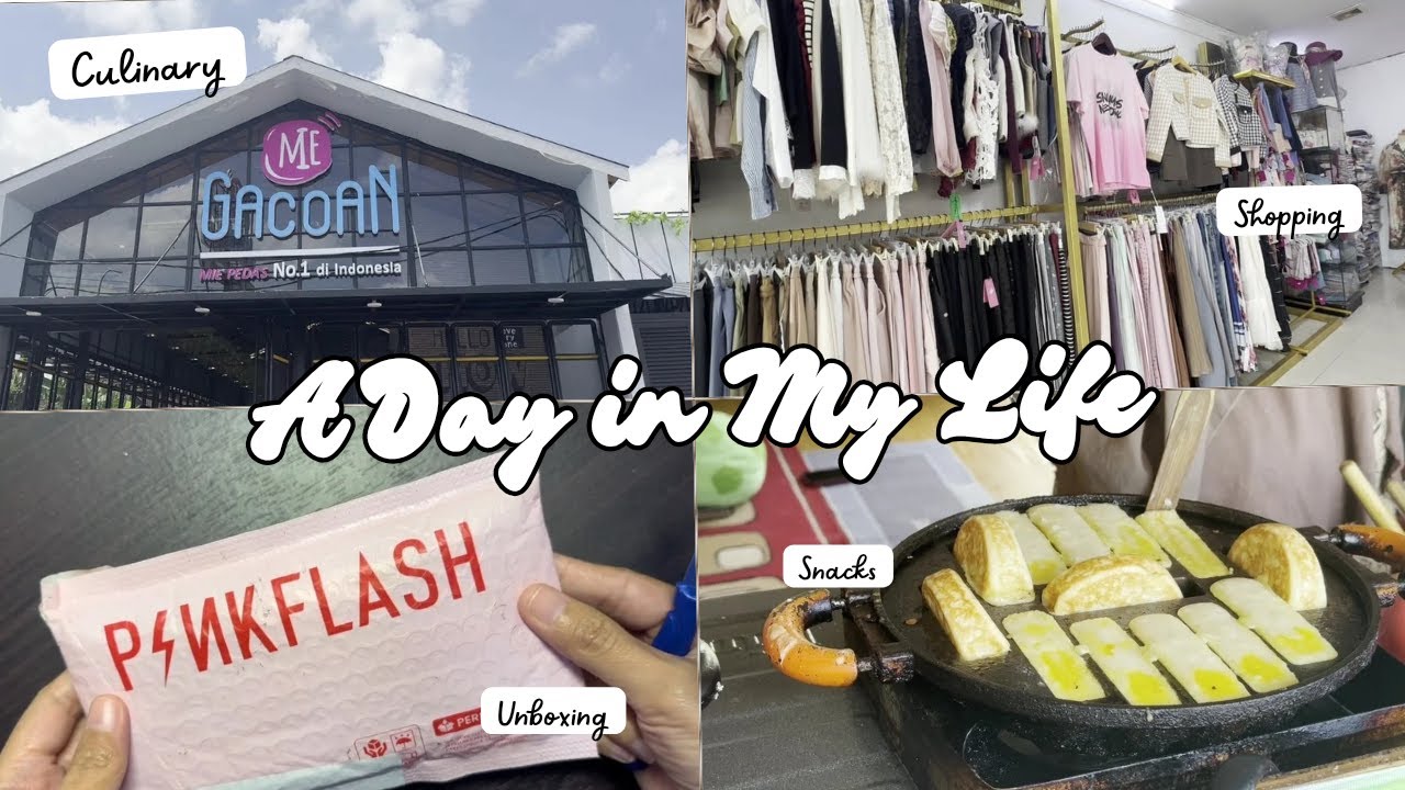 Gacoan, Shopping, OK Bento, Cemilan, Unboxing Paket 💌 | A Day In My ...