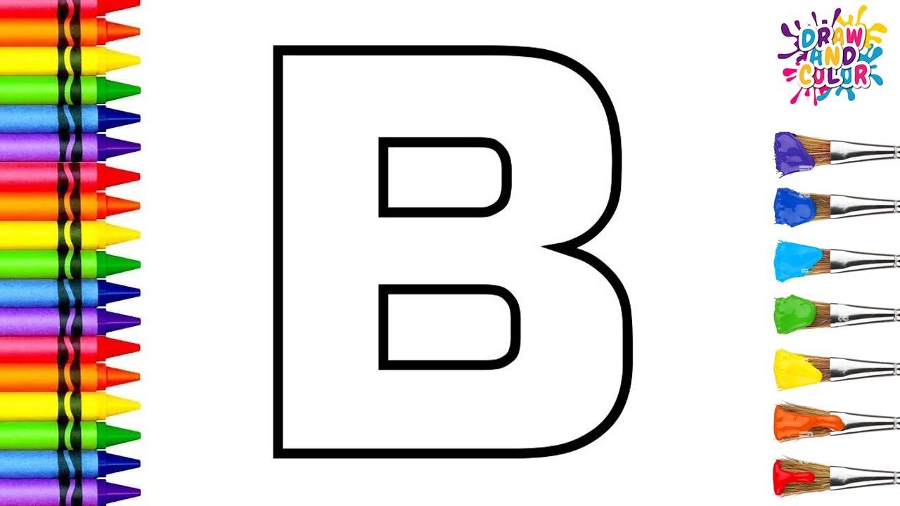 Learn How To Draw Alphabet B # Learn to Draw # easy drawing #drawing # ...