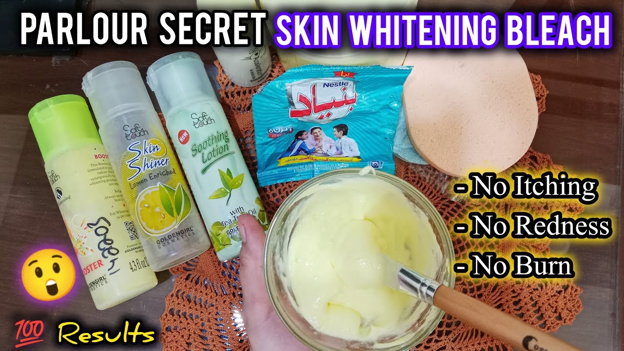 Parlour Secret Skin Whitening Bleach | Face Whitening Bleach At Home ...