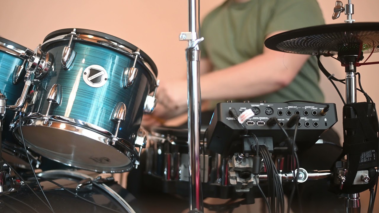 TEST EDRUM DIY with Roland TD-27 MODULE - YouTube