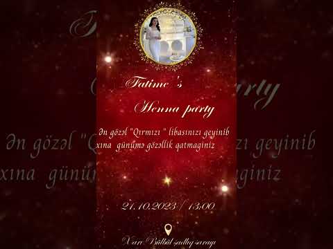 3 azn ❤️‍🔥 xına dəvətnaməmiz sifariş üçün 051 240 42 68 yazn