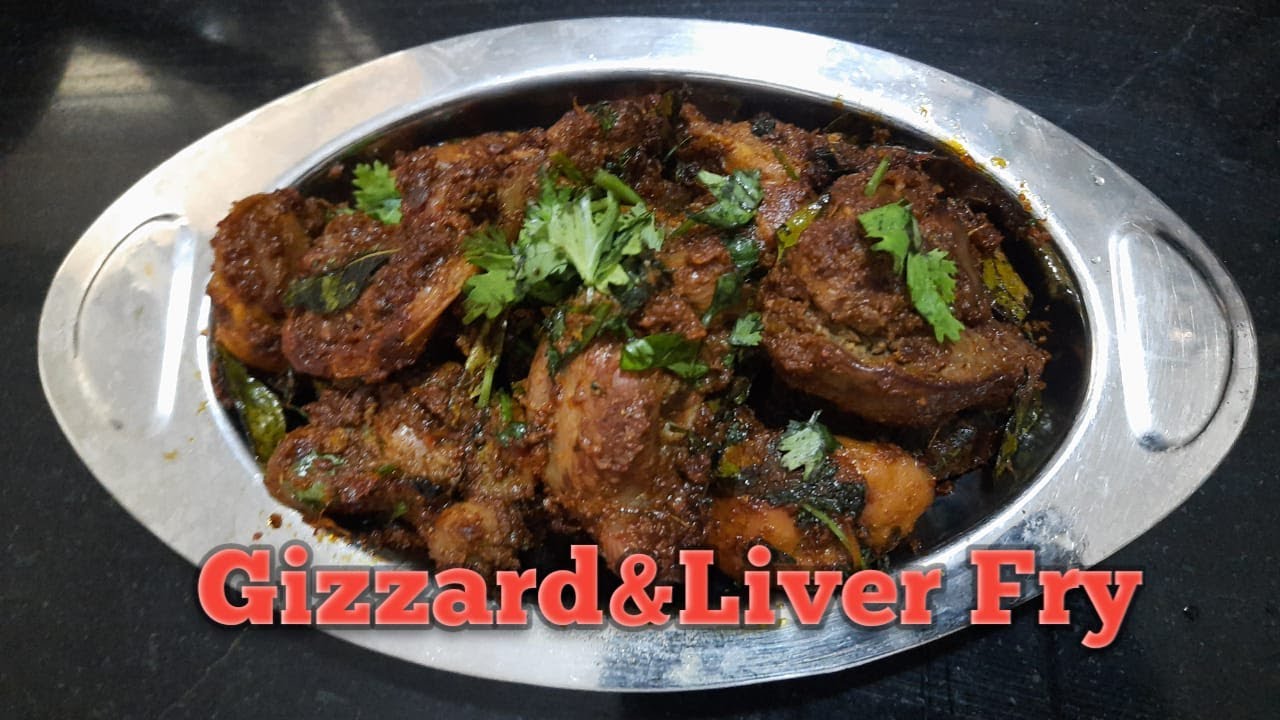 Gizzard & Liver Fry !! Yummy !! without Onion !! Spicy &Crispy Fry ...