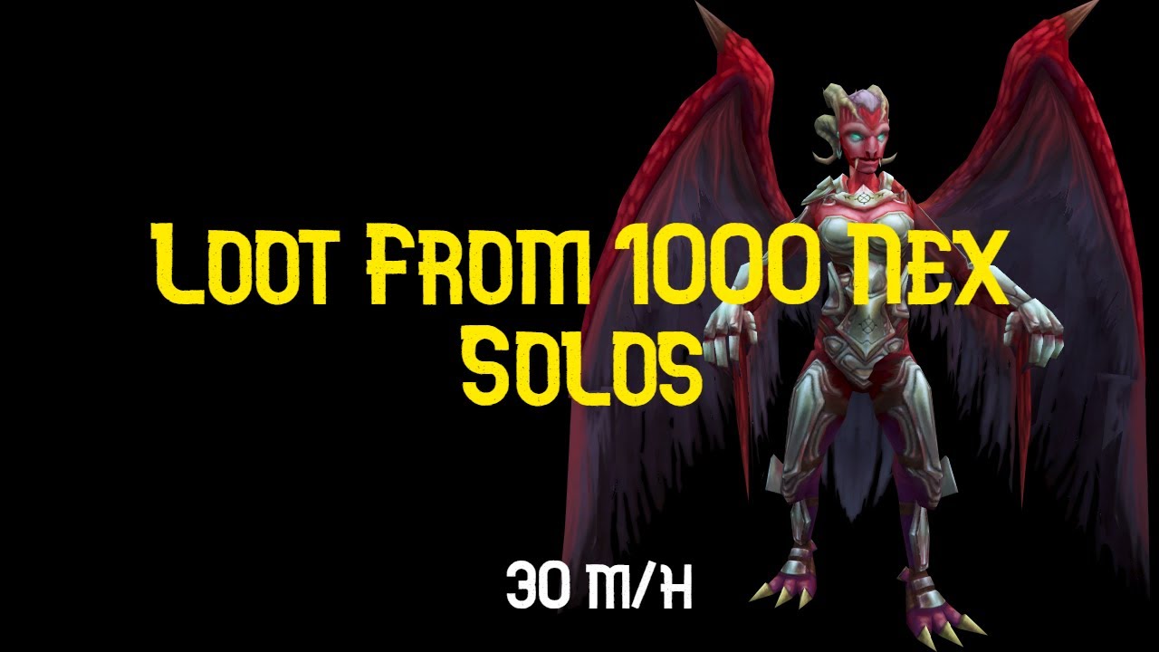 Loot from 1000 Nex Solos | 30m/h - YouTube