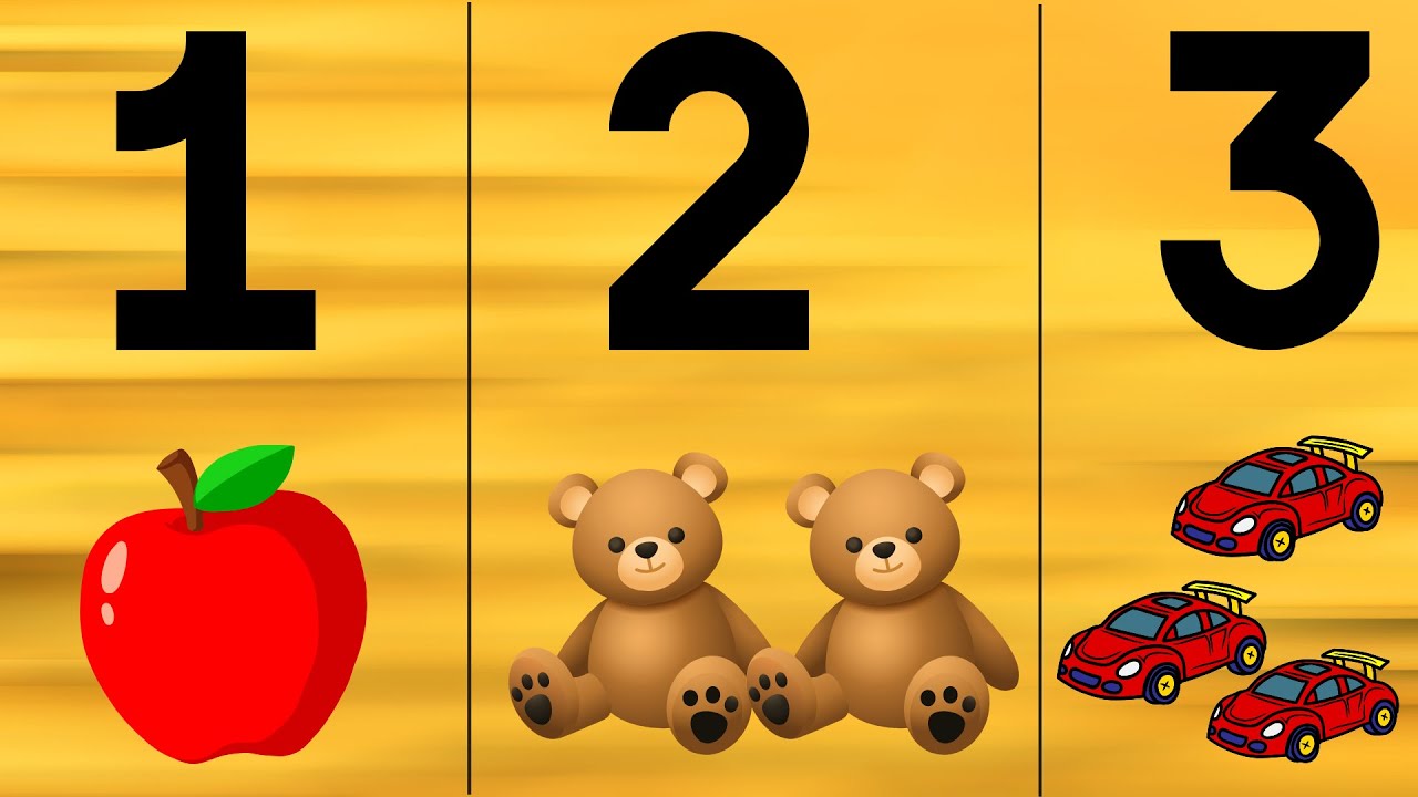 1 2 3 Counting 1 to 10 for Kids | Kids Animated Counting Poem ...