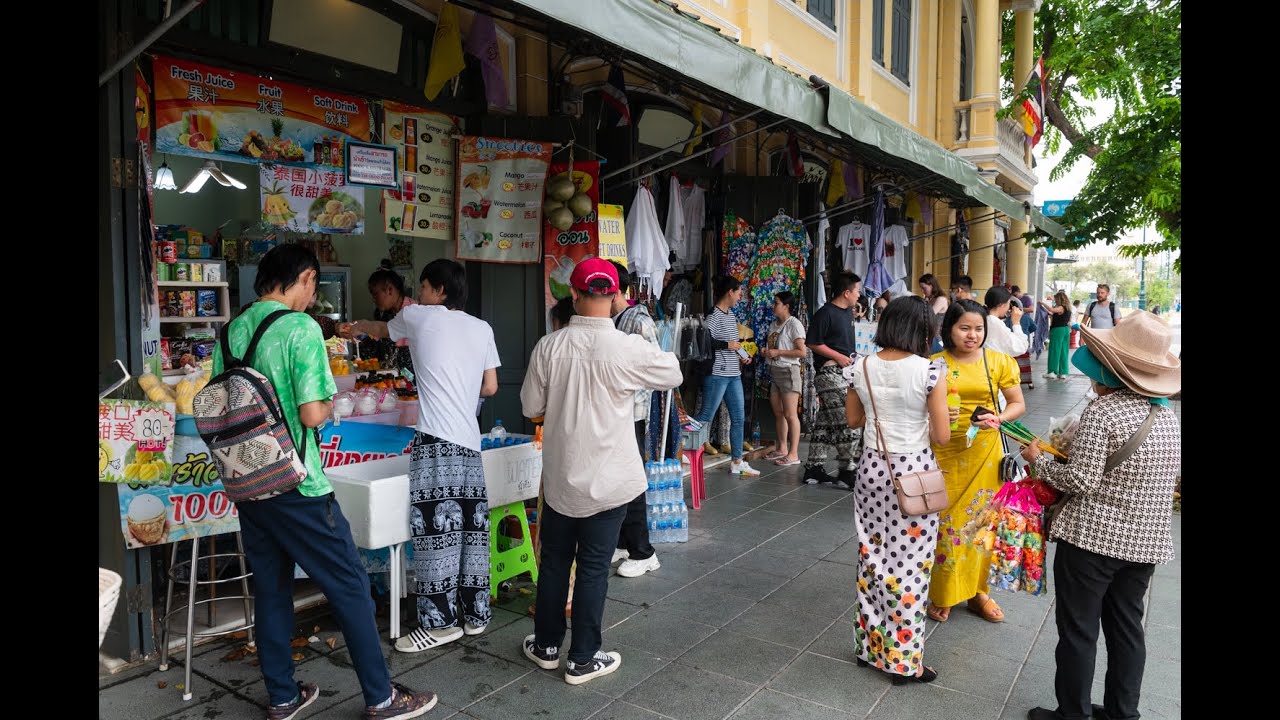 [4K] Walk around Bangkok Old Town most popular destination for tourist ...
