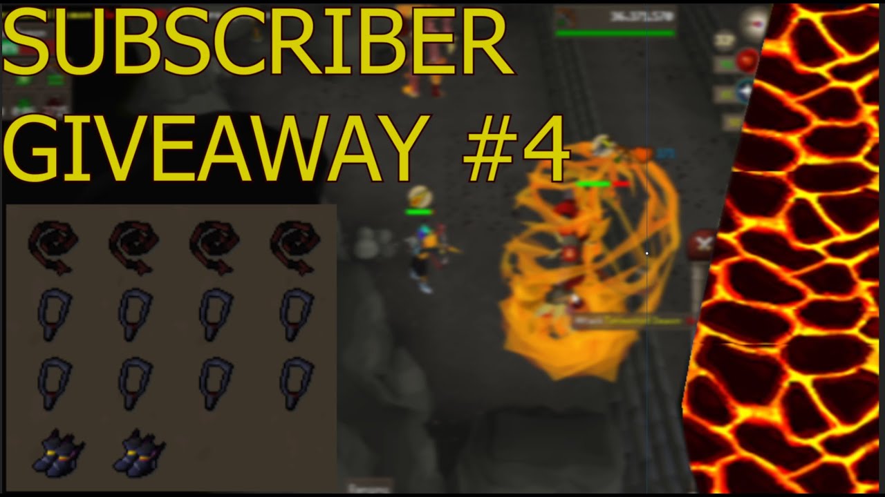 [OSRS] Subscriber Giveaway #4 - YouTube