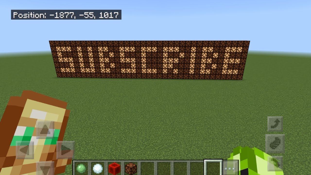 Building the Biggest Subscribe Button On MINECRAFT - YouTube