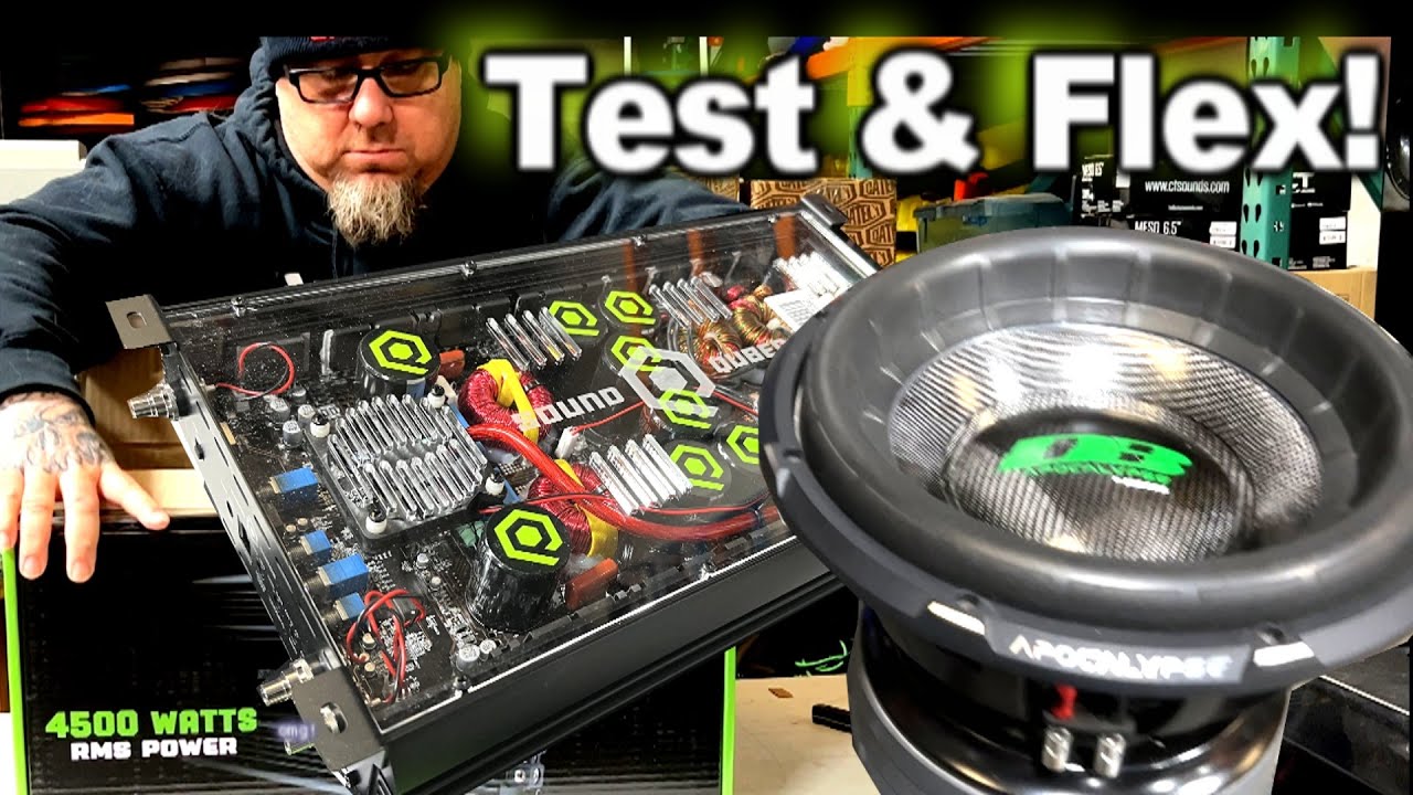 Amp Test & Extreme Sub BASS Flex! Sound Qubed Q1-4500 Monoblock on the ...