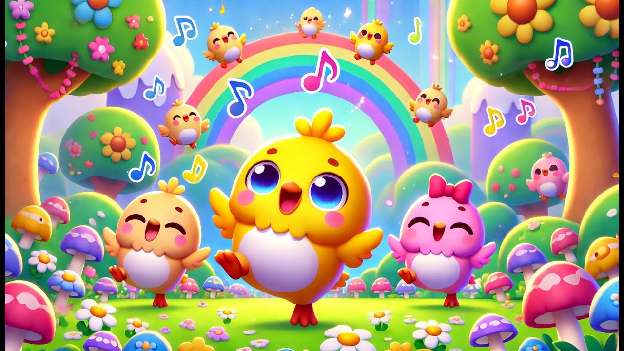 Con chim non - V2 Nhạc thiếu nhi hoạt hình cho bé #nhacthieunhi # ...