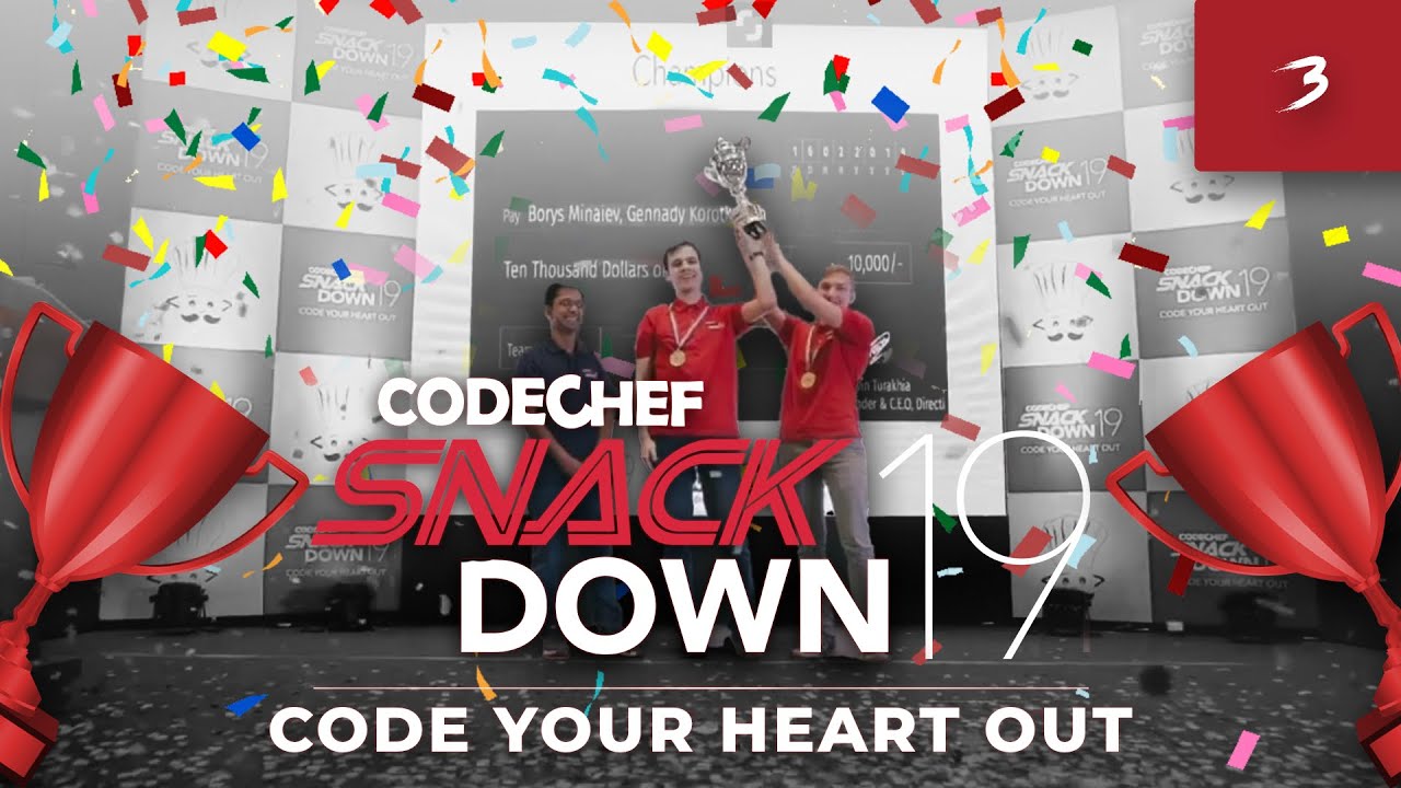 SnackDown 2019 official Teaser | Global Programming Championship | CodeChef - YouTube