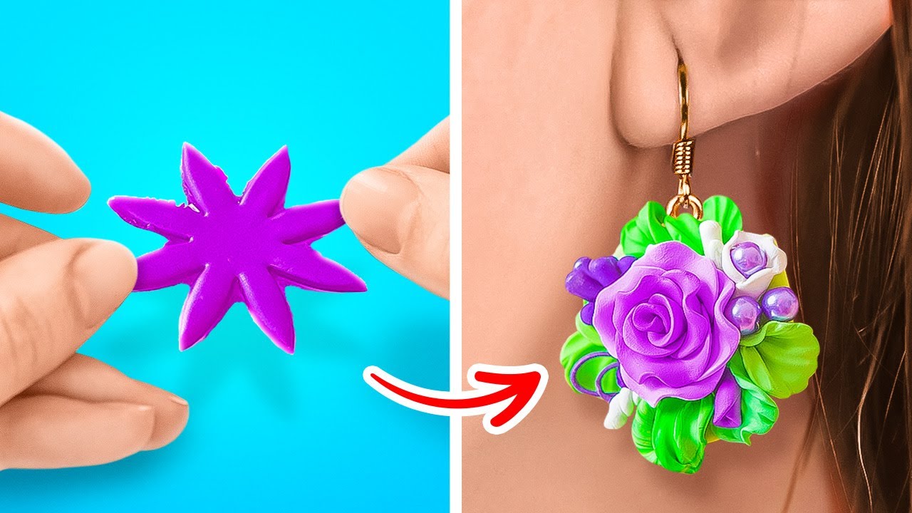 POLYMER CLAY CRAFTS IDEAS || CRAZY HACKS AND CRAFTS TO TRY ASAP - YouTube