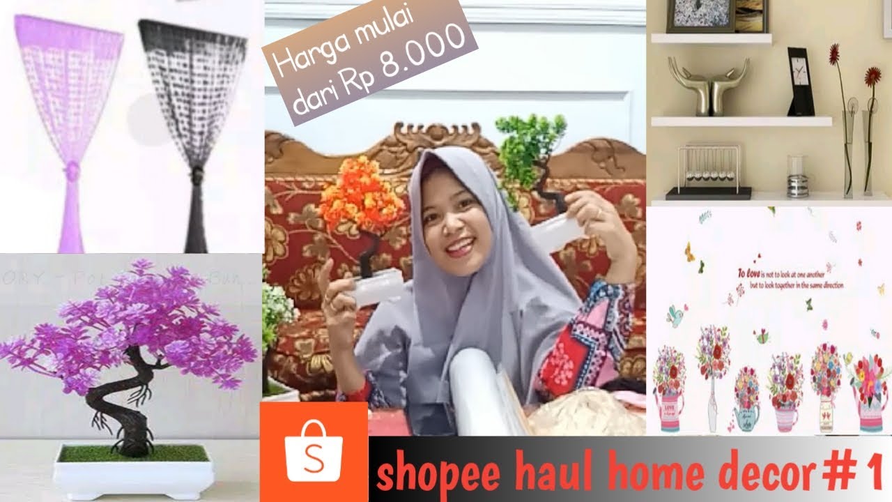 Shopee Haul Home Decor #1 - YouTube