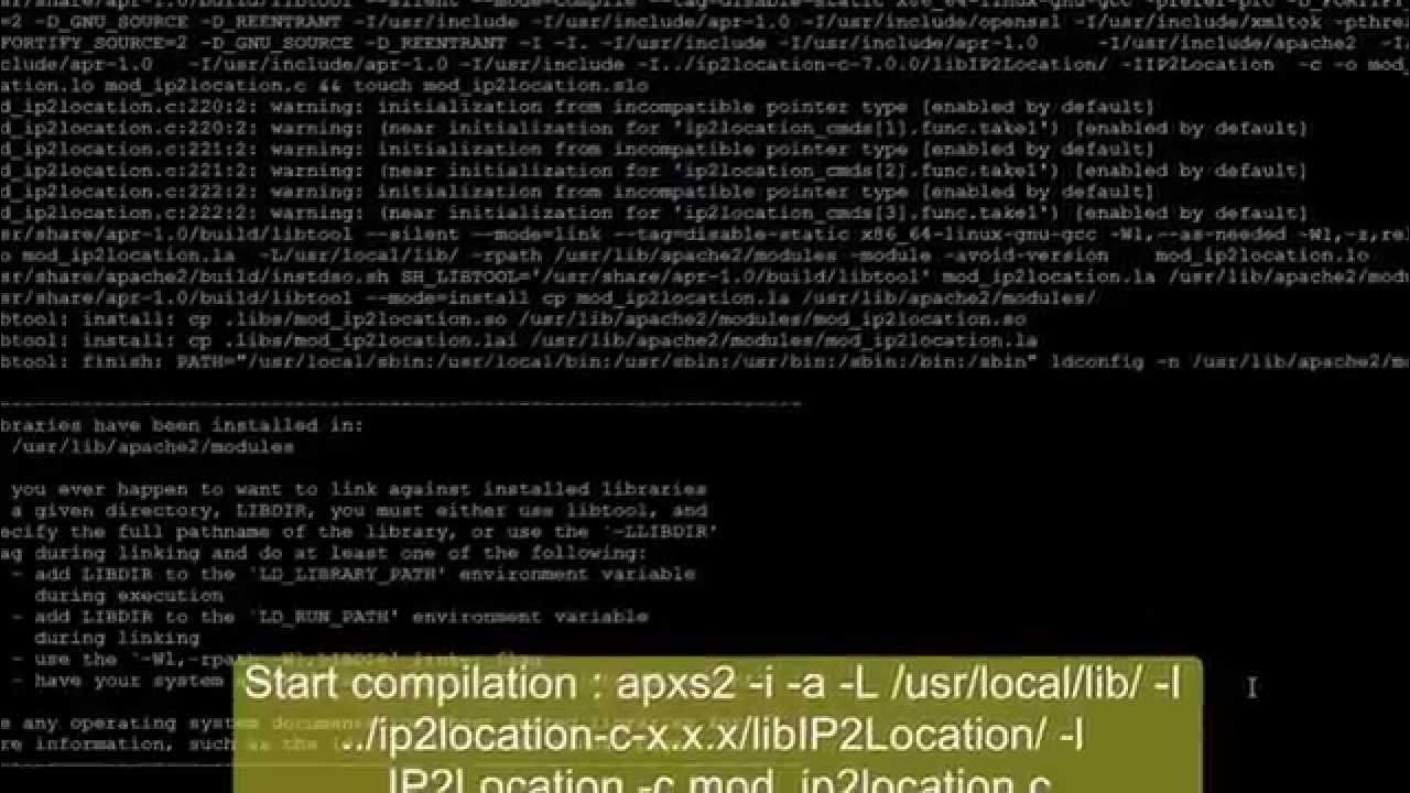 How to Install IP2Location Apache Library on Debian - YouTube
