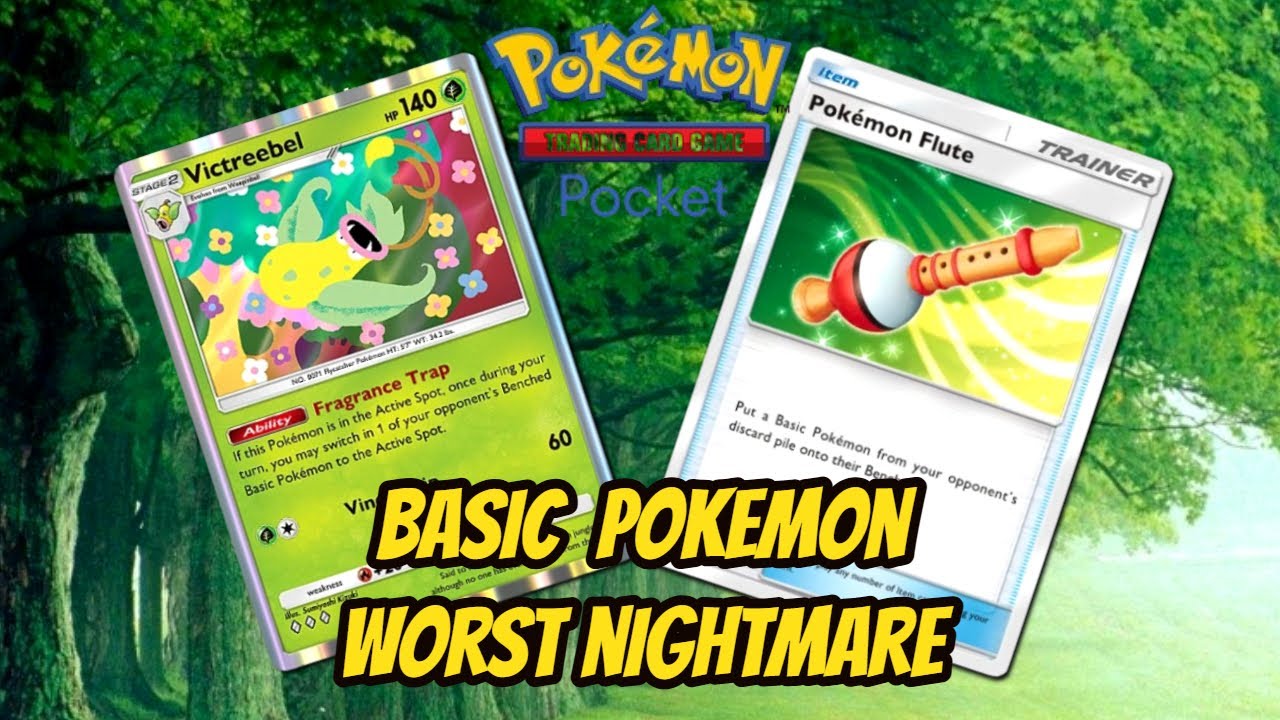 Victreebel Fragrance Trap & Pokemon Flute Combo, Basic Pokemon Worse ...