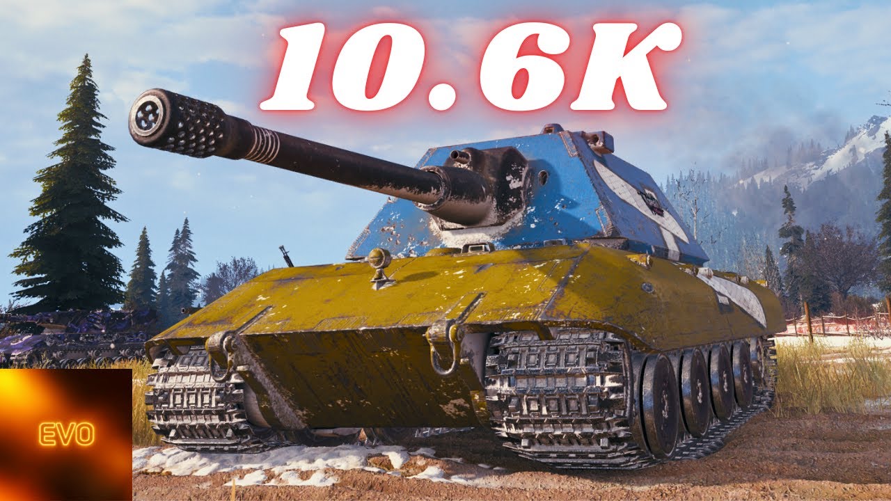 E 100 10.6K Damage 6 Kills & E 100 10.9K Damage World of Tanks - YouTube