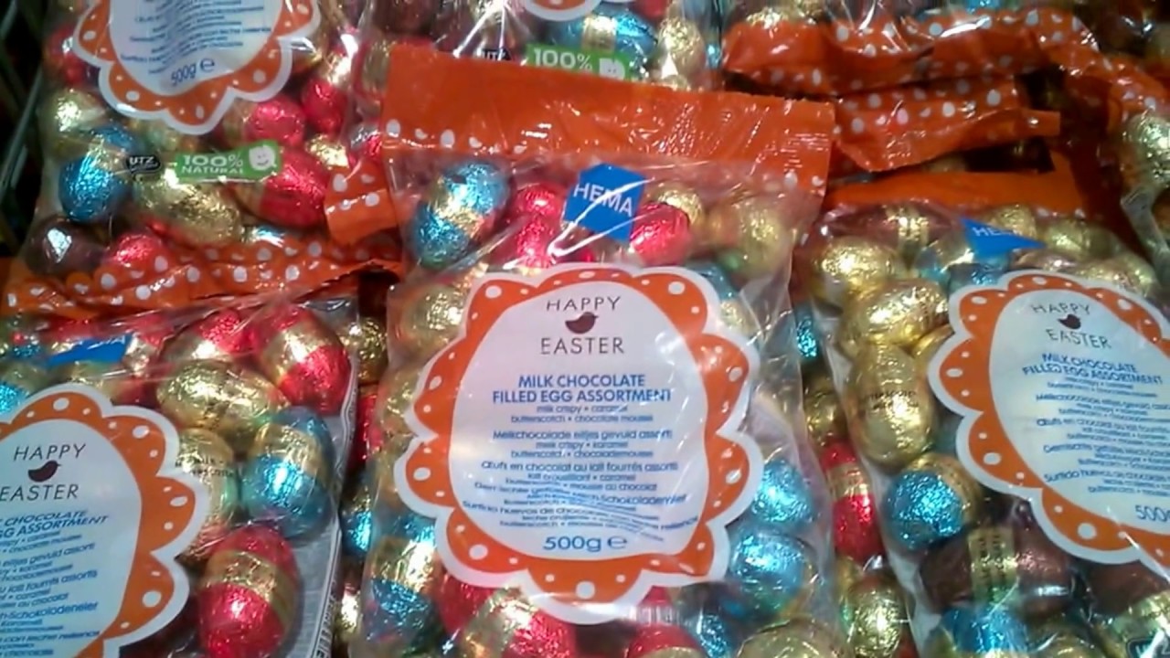 Easter / De Paques chocolate Eggs Bunny Brugge /Bruges/ Belgium Пасха ...