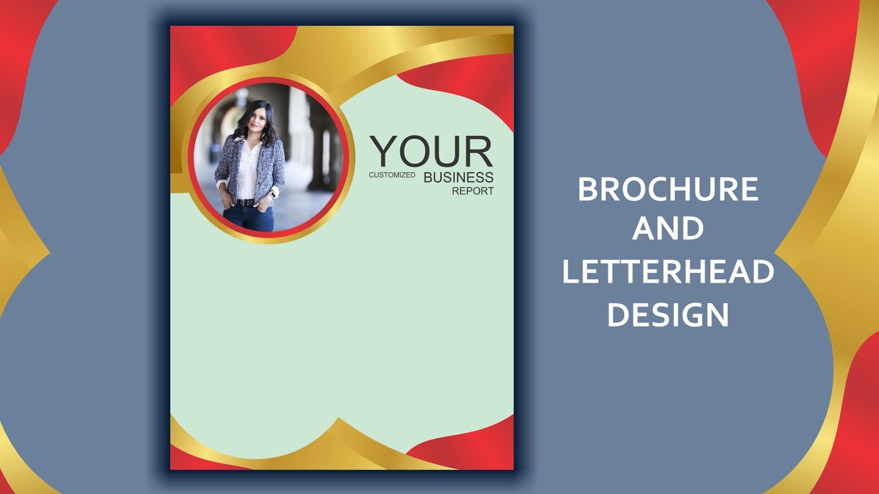Broucher Design In Coreldraw | How To Design Letterhead In Coreldraw ...