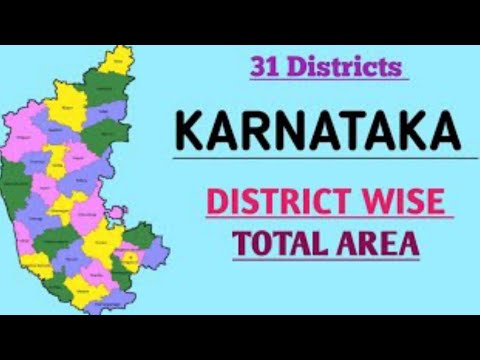 Alphabetic order wise karnataka district names | Karnataka districts in ...
