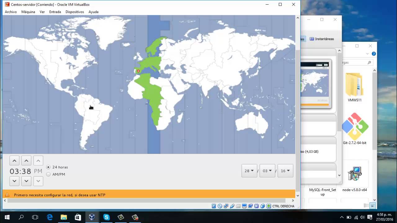 Como Instalar y configurar un servidor Centos 7 desde virtualbox - YouTube