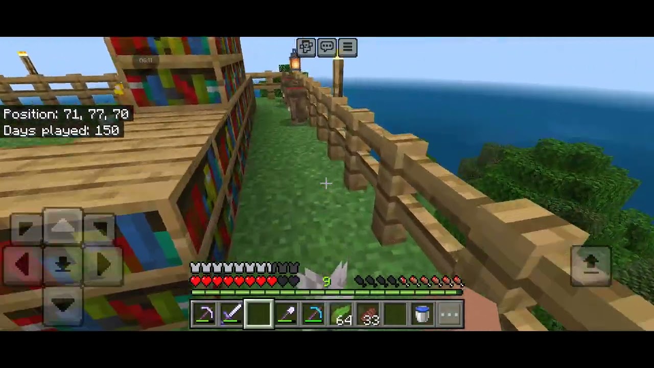 playing Minecraft ilands surviving serice to explore new world in ...