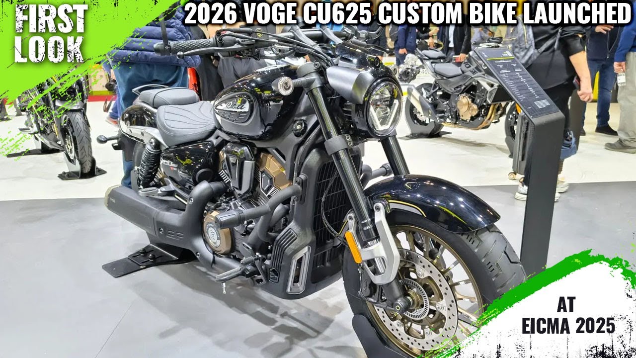 2026 Voge CU625 Custom Bike Launched At EICMA 2025 - First Look - Full ...