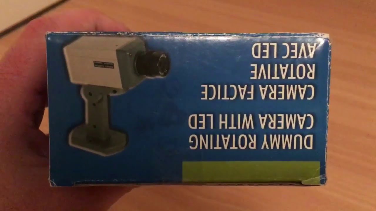 Old Security Camera Dummy - YouTube
