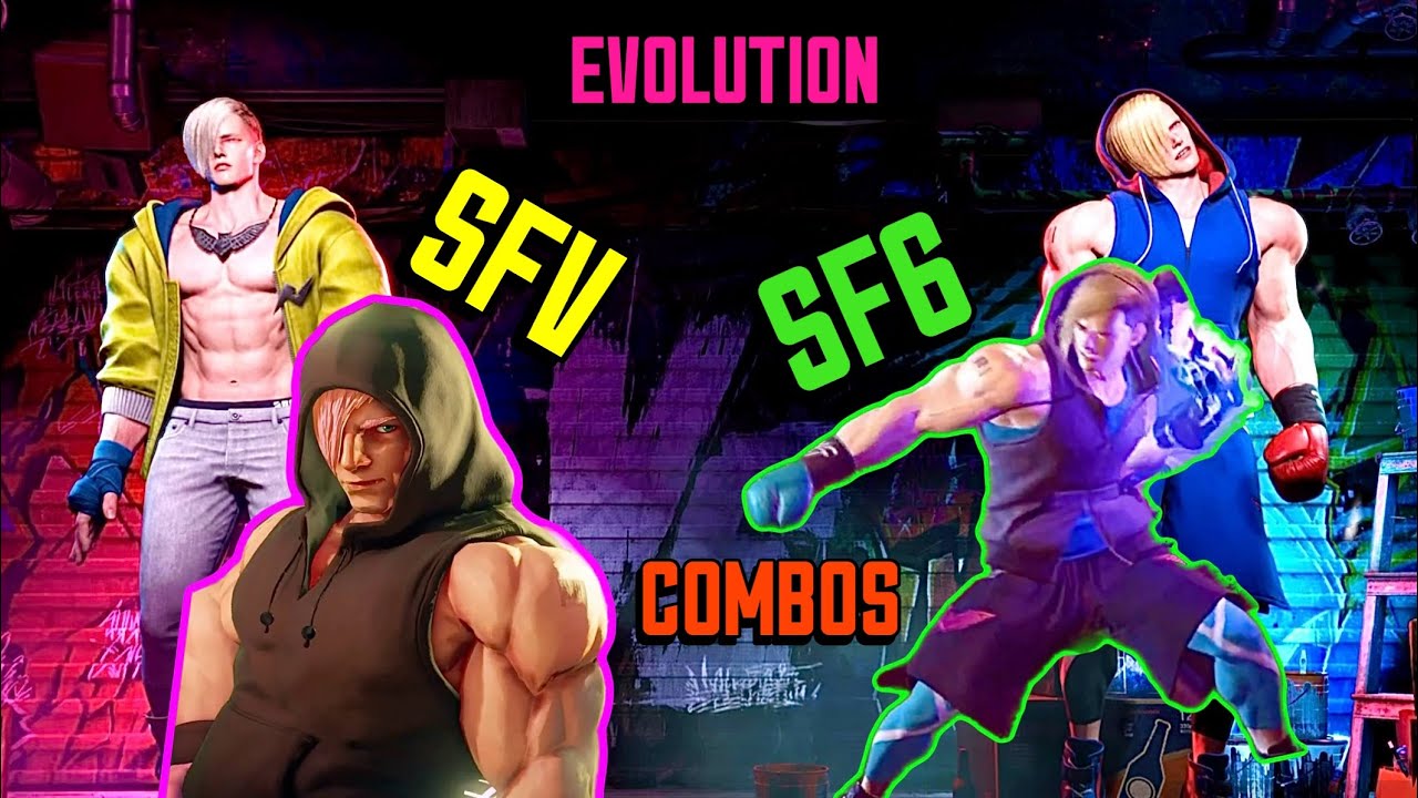 SF6 ED Vs SFV ED 🔥 - ED EVOLUTION [ Normals, Specials, & COMBO’S 💪😎 ...