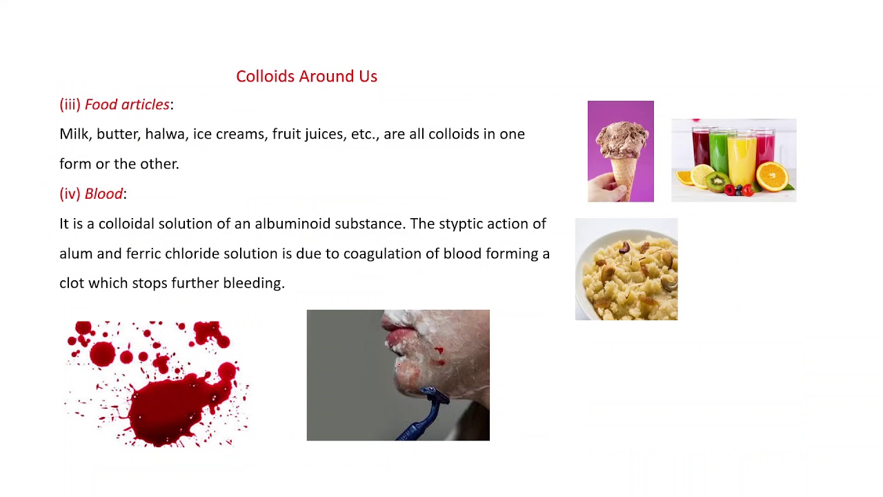 Chemistry 12 Chapter 5 Surface Chemistry Emulsions, Colloids Around Us ...