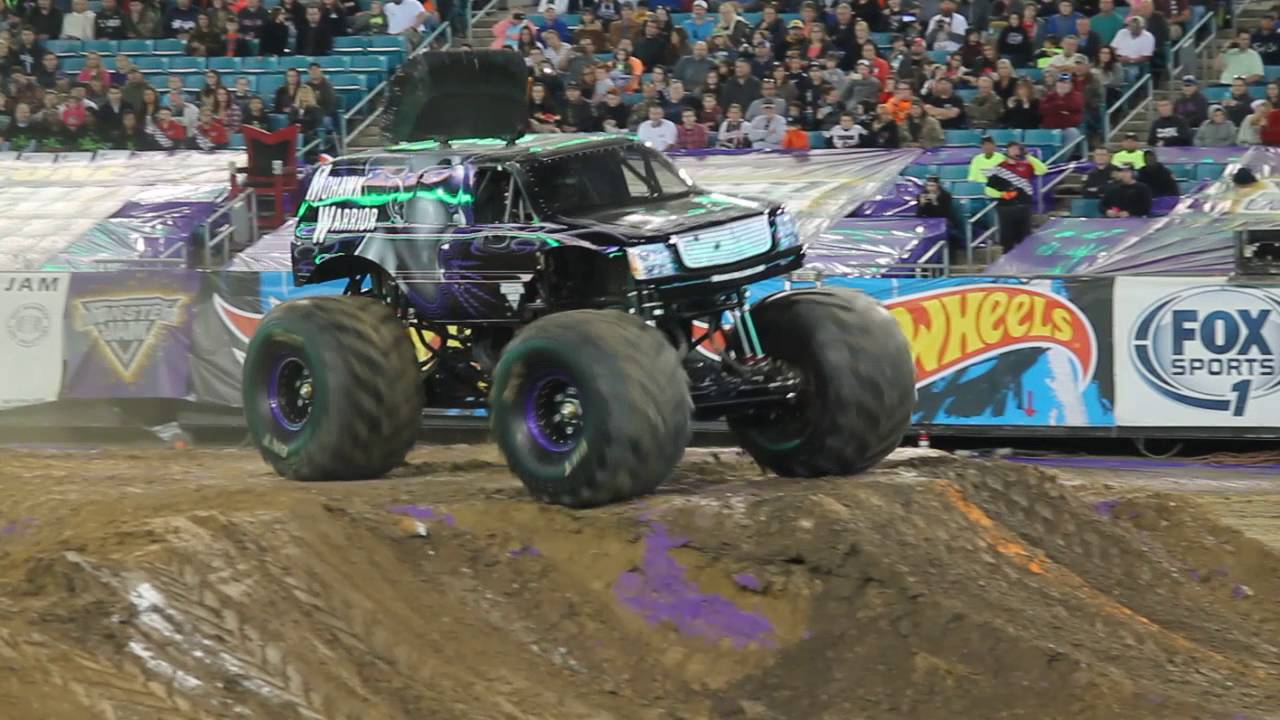 MONSTER JAM 2-20-16 Jacksonville Mohawk Warrior - YouTube
