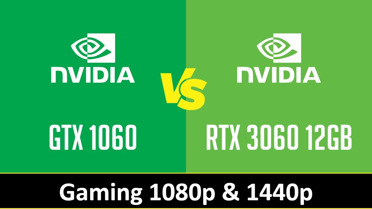 GTX 1060 vs RTX 3060 12GB - Gaming 1080p 1440p (i7 12700KF) - YouTube
