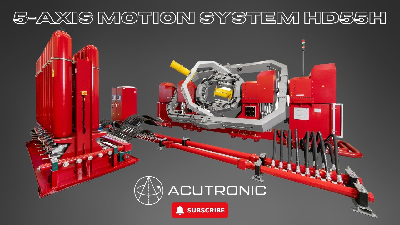 Acutronic Simulation & Test: 5-Axis Motion System HD55H - YouTube