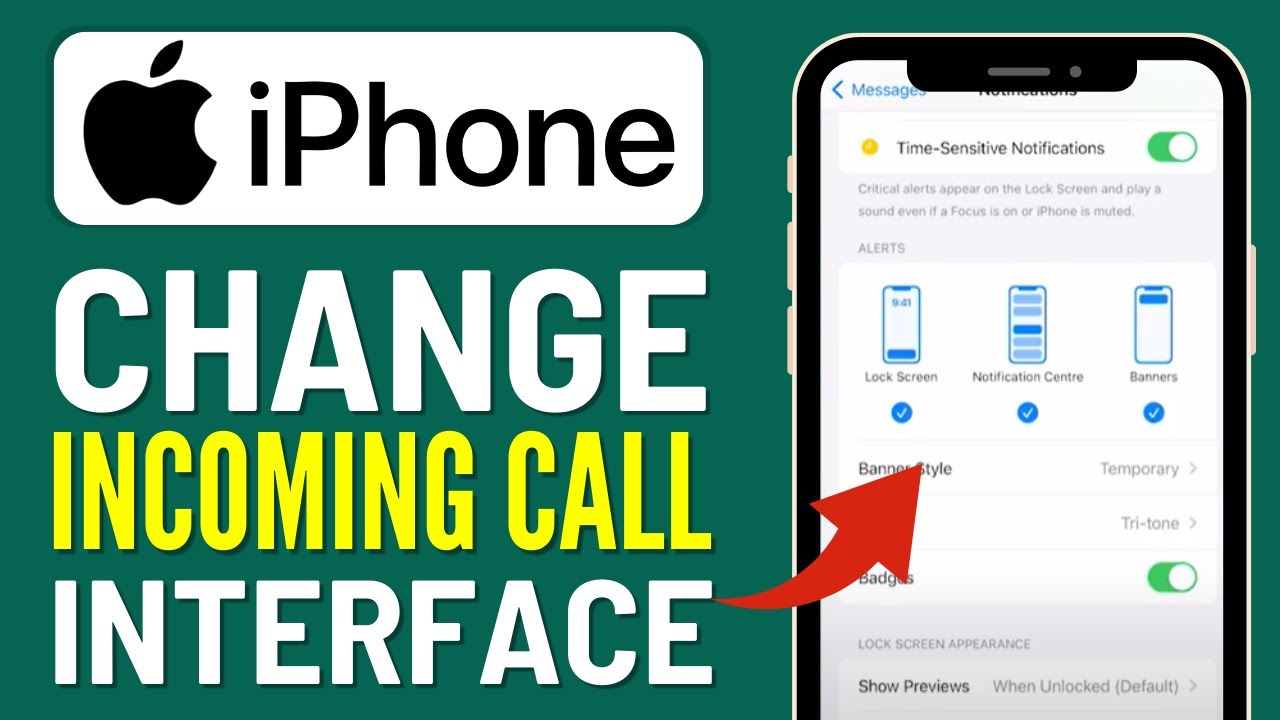 How To Change Incoming Call Interface On iPhone (2024) | Customize Call ...