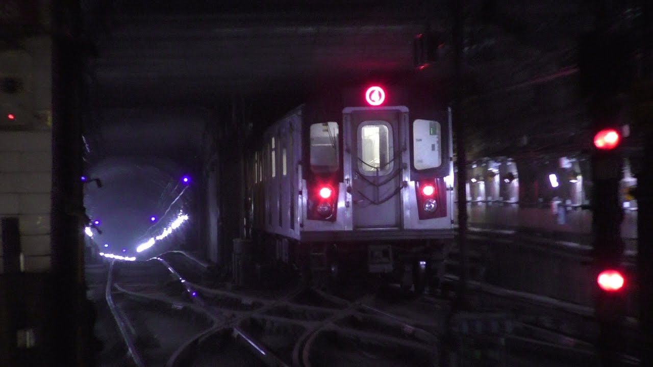 NYC Subway HD 60fps: Manhattan-Bound R142 4 Train Departs Borough Hall ...