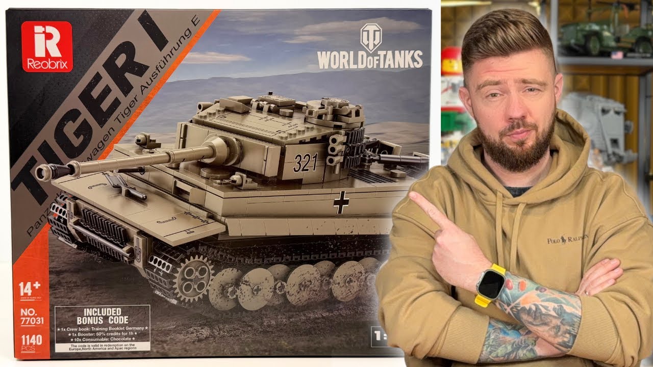 TIGER I WORLD OF TANKS 🐅 REOBRIX 77031 RECENZJA - YouTube