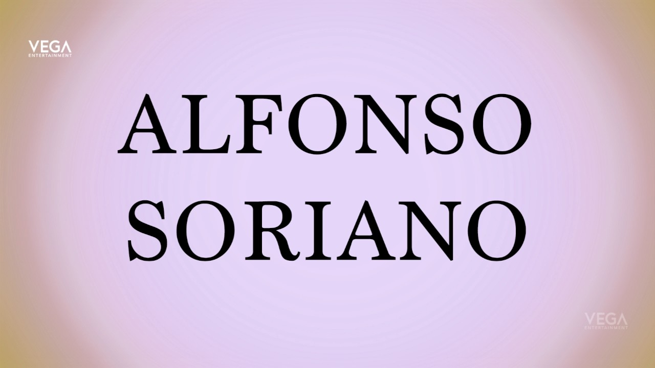 How To Pronounce Alfonso Soriano - YouTube