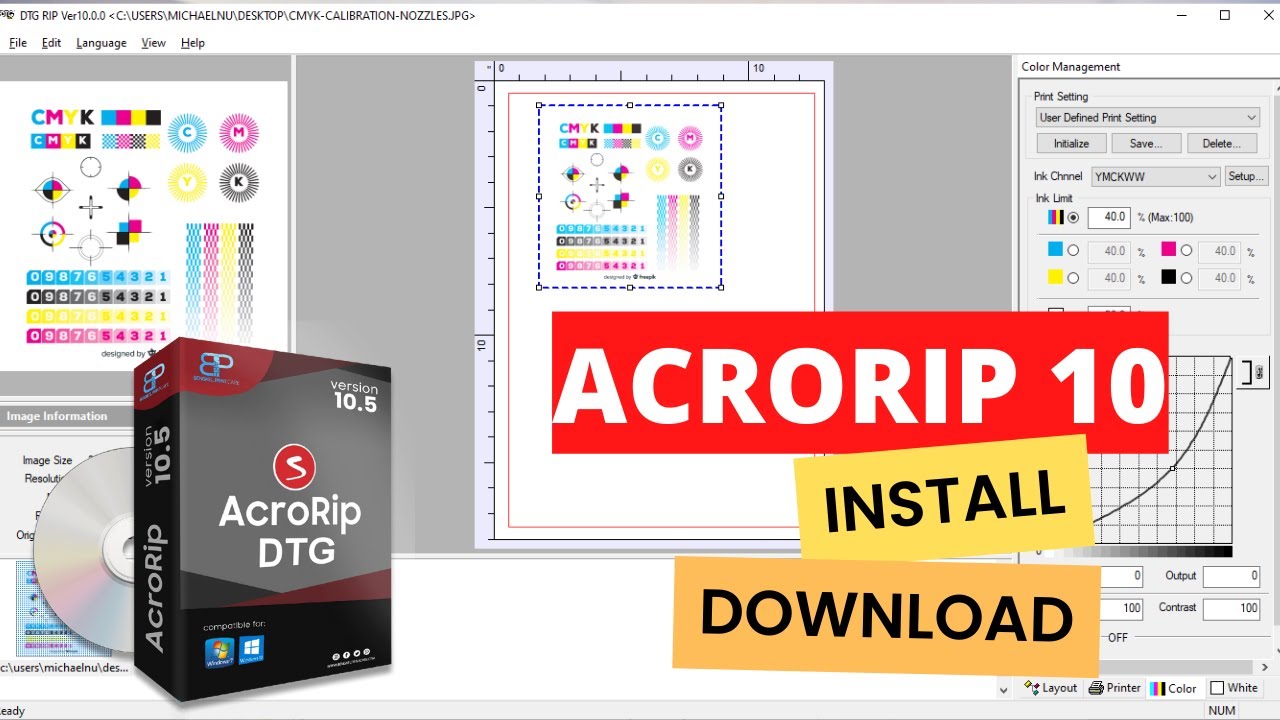 ACRORIP 10 ORIGINAL DTF ROLL - YouTube