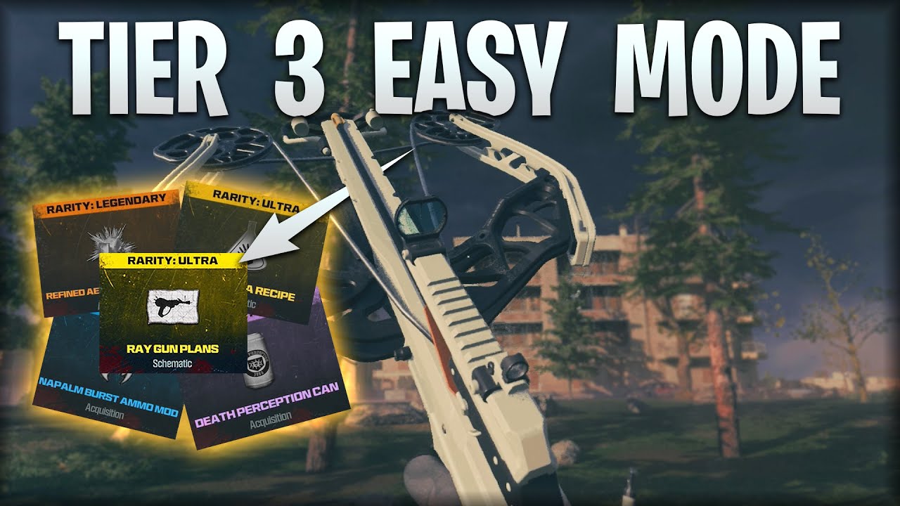 MW3 Zombies - GET RARE SCHEMATICS FAST & EASY SOLO ( EASY RAY GUN SOLO ...