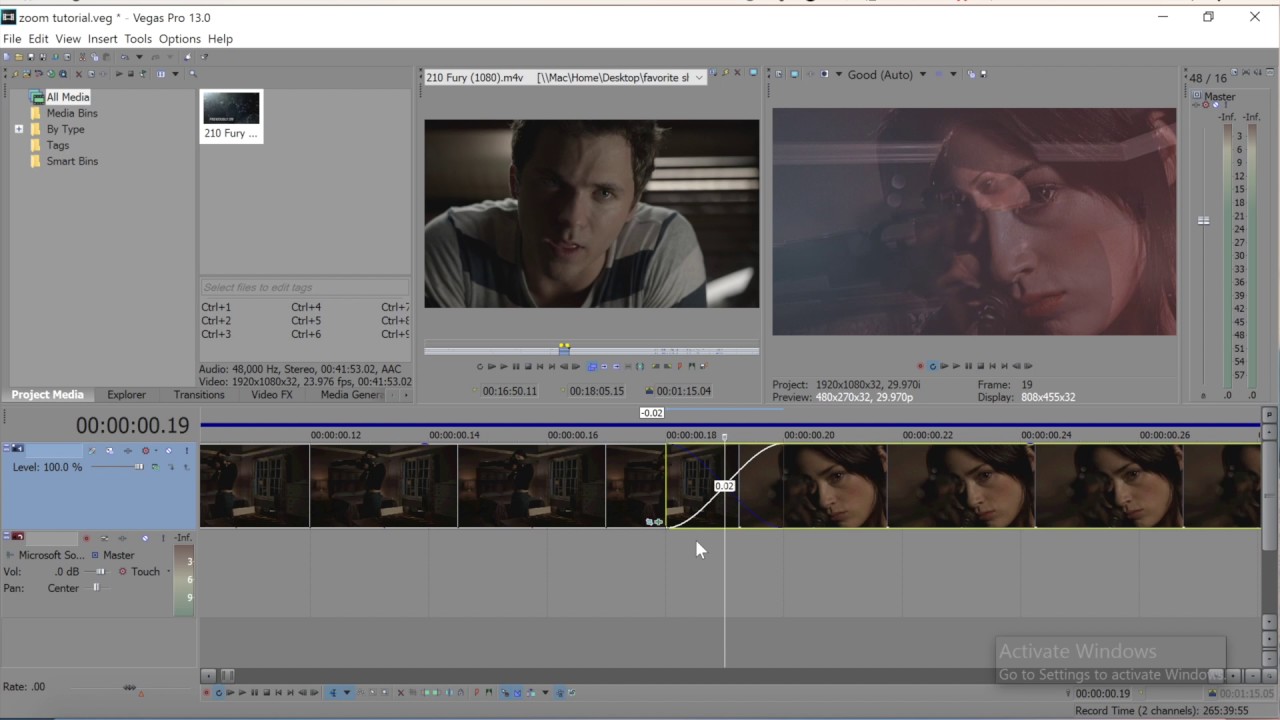 zoom and shake tutorial / svp - YouTube