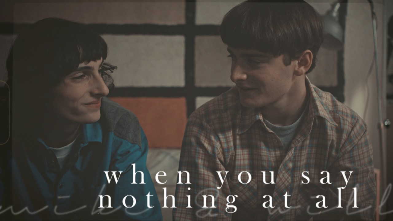 "You say it best, when you say nothing at all" 💙💛 - YouTube