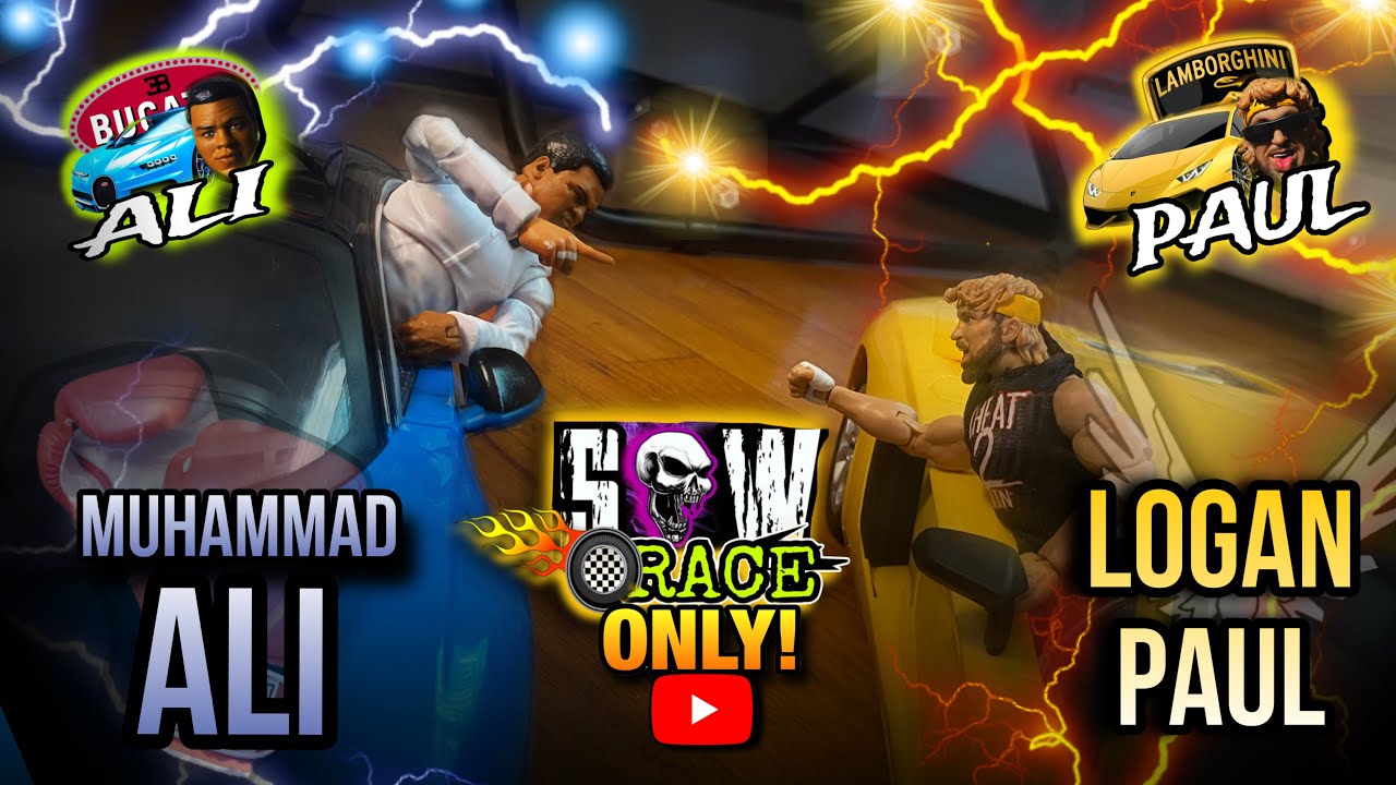 MUHAMMAD ALI VS LOGAN PAUL RACE CAR MATCH FOR THE SCW UNITED STATES ...