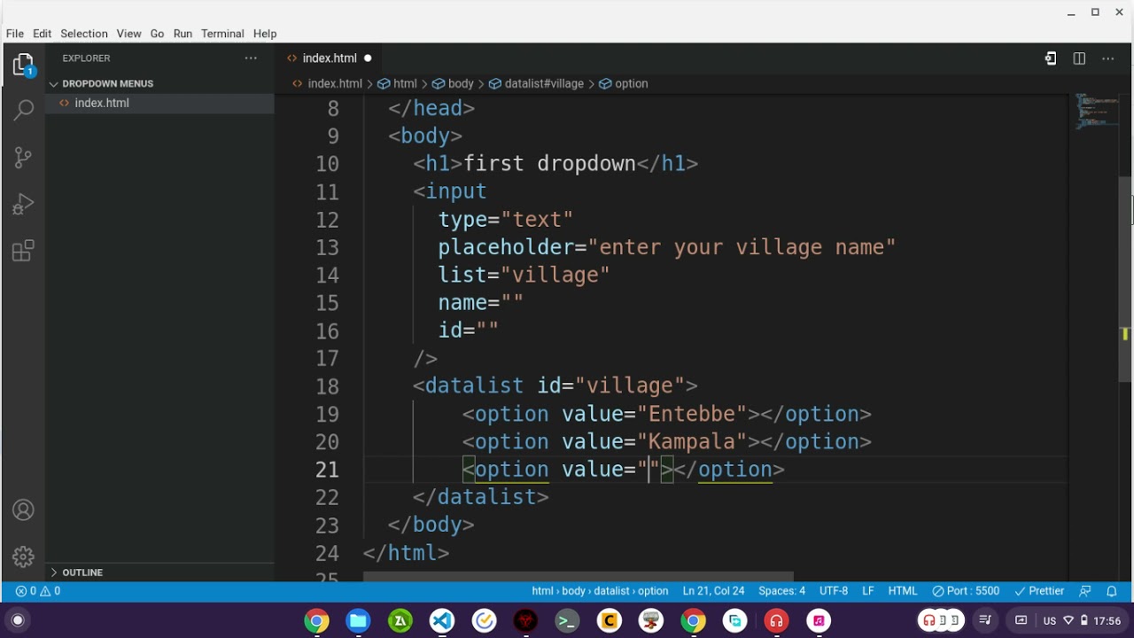 How To Create Dropdowns In Html YouTube How To Create Dropdowns In Html YouTube