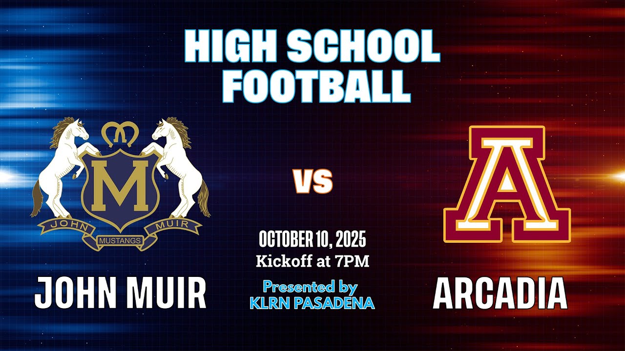 High School Football: John Muir Mustangs vs. Arcadia Apaches - YouTube