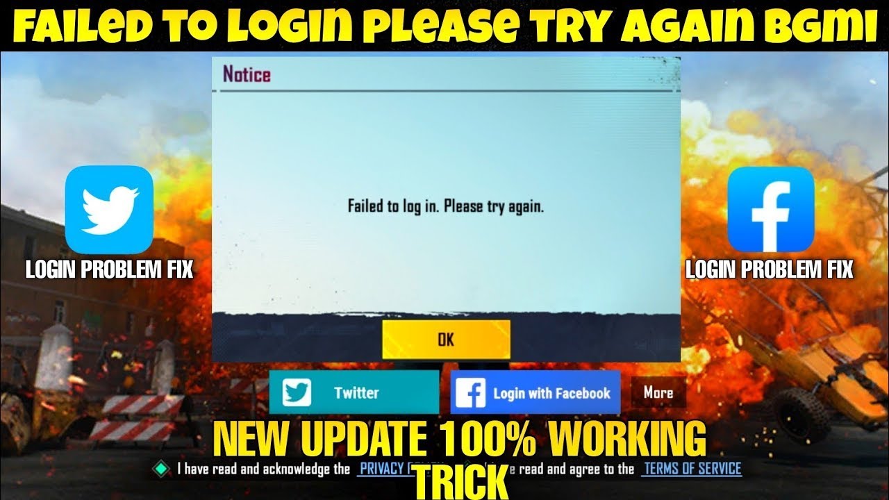 FIX BGMI LOGIN PROBLEM || HOW TO FIX BGMI FACEBOOK LOGIN PROBLEM - YouTube