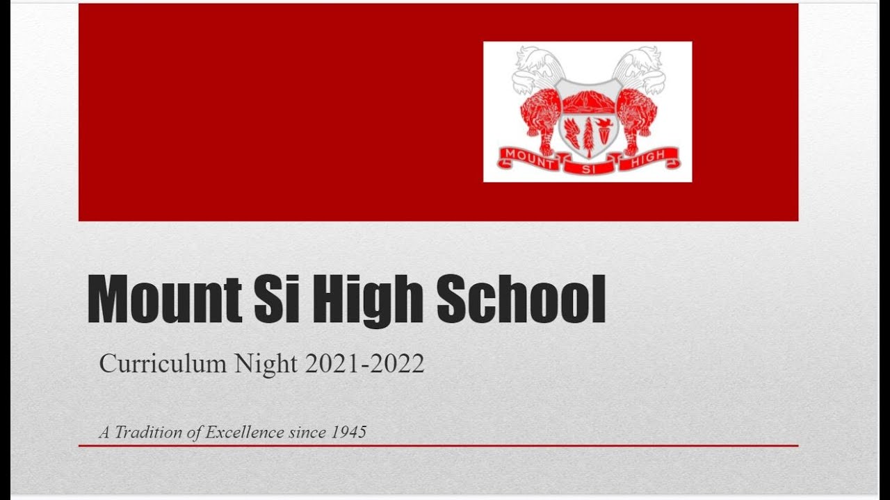 MSHS 2021-2022 Curriculum Night - YouTube
