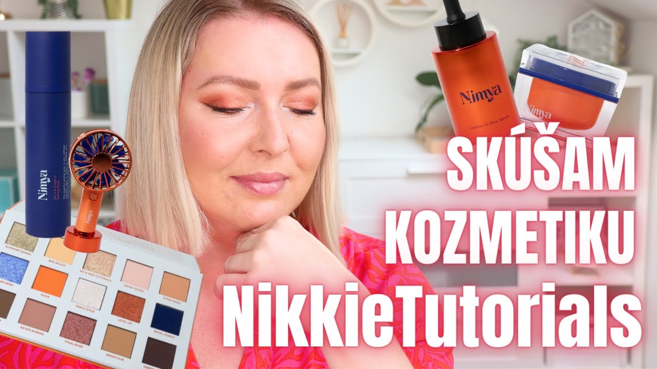 Skúšam kozmetiku Nimya od NikkieTutorials – stojí jej paletka očných tieňov za to?! - YouTube
