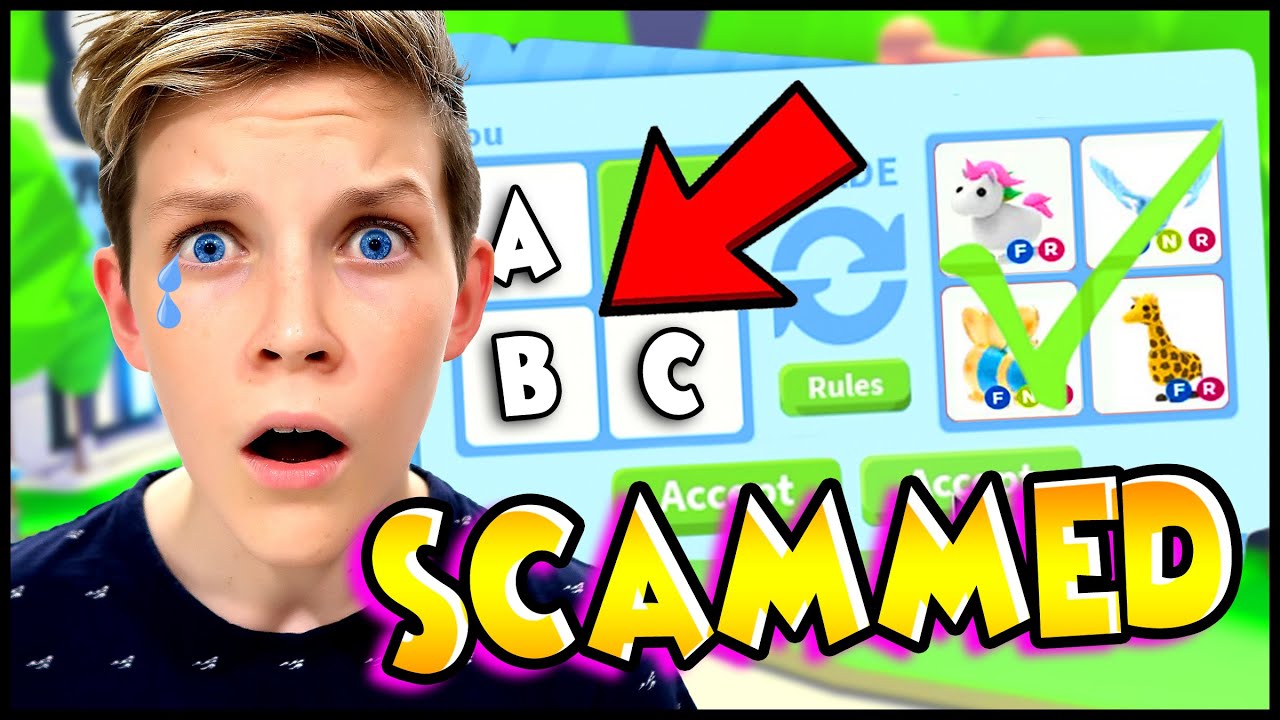 I GOT SCAMMED TRADING the ALPHABET in ADOPT ME!! Prezley - YouTube