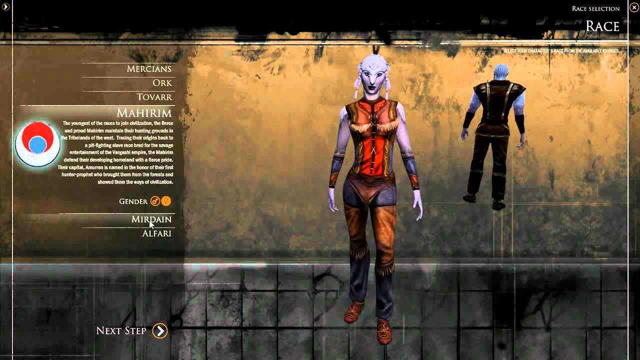 Darkfall: Unholy Wars, Race - YouTube