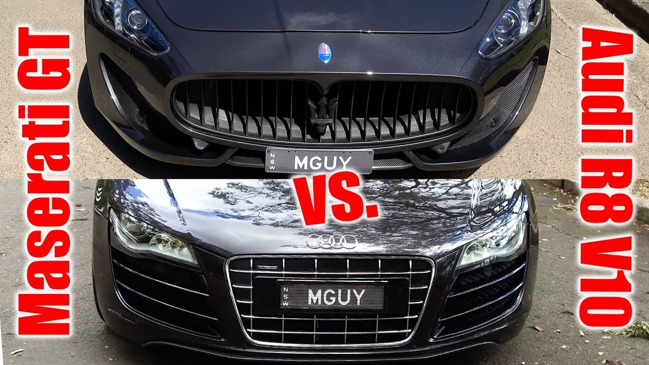 Maserati GranTurismo vs Audi R8 - Head to Head | Episode 80 - YouTube
