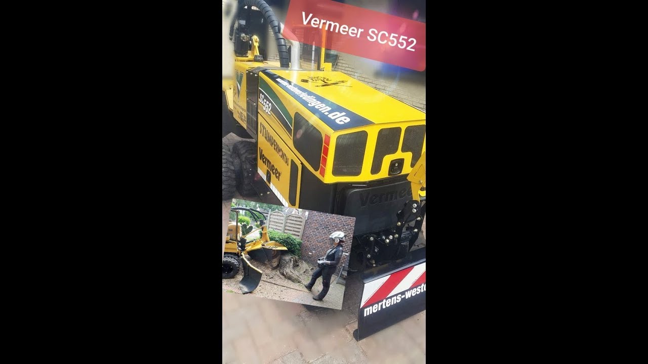 Frauenpower! - First ride with Stumperhontas - Vermeer SC552 ...